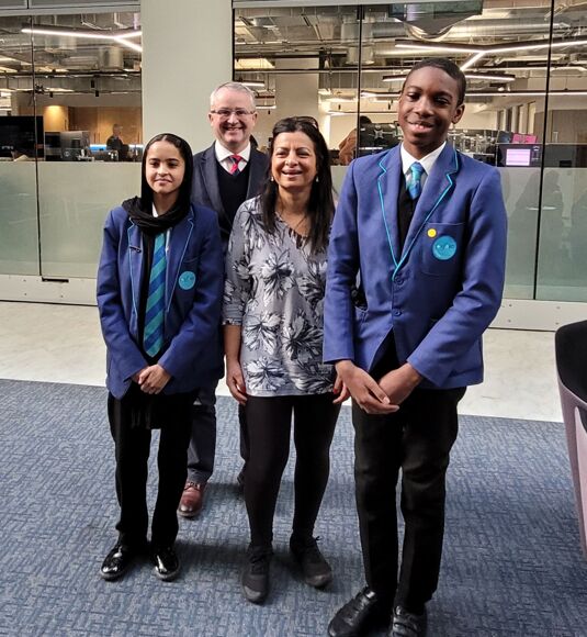 ITN Visit - News - Loxford School